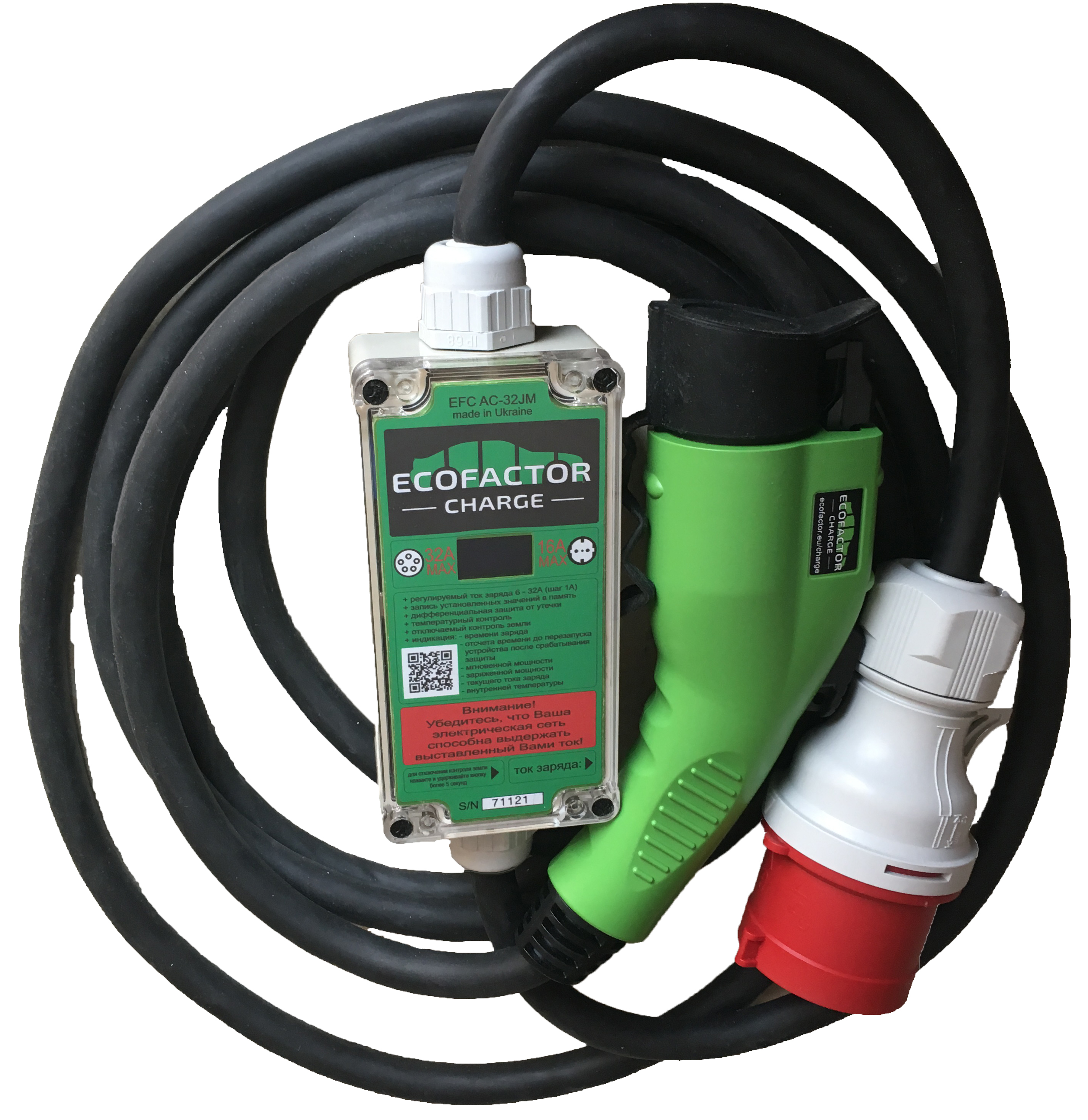 Переносна зарядка Ecofactor AC-32JM + чохол - Faraday